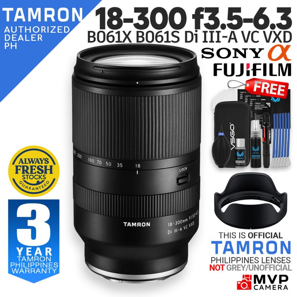 [3 YR WARRANTY] TAMRON B061 B061S B061X 18-300mm f3.5-6.3 Di III-A VC VXD Lens MVP CAMERA ...