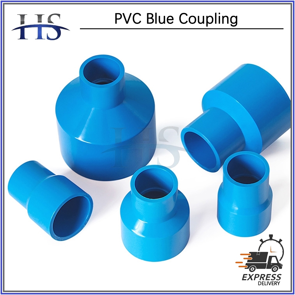PVC Blue coupling reducer and Bushing reducer. 1/2" 3/4'' 1" | Shopee ...