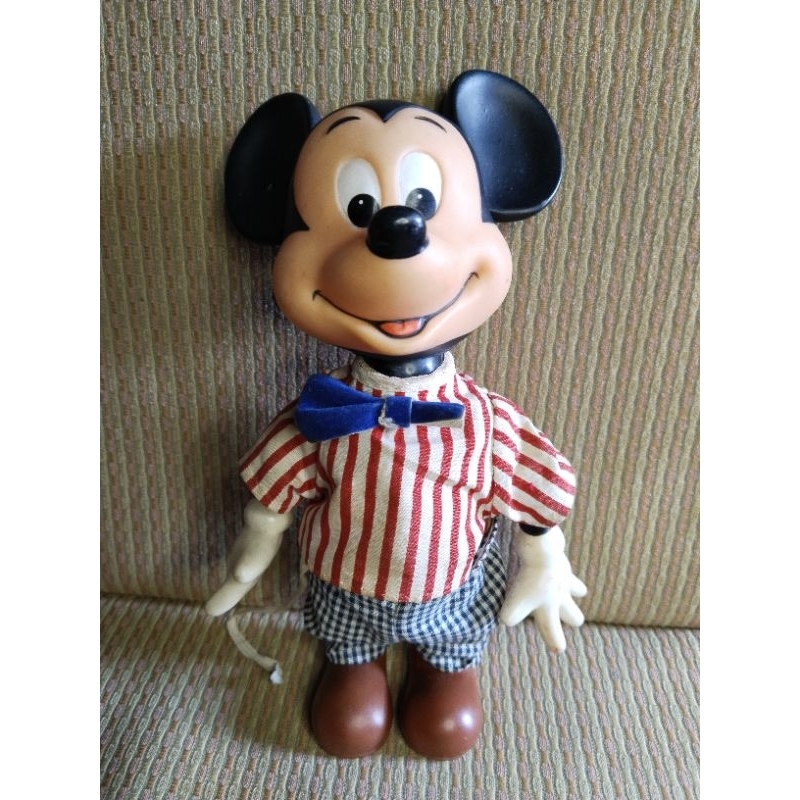 Walt Disney Japan Nakajima Seisakusho Mickey Mouse Yes/No Doll Shaking ...