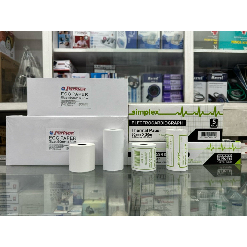 ECG Paper 80mmx20m & 50mmx30m Sold per piece. Medical ECG Paper ...