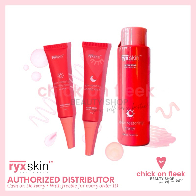Ryx Skin Glow Bomb big individual (Day Cream / Night Cream / Toner ...