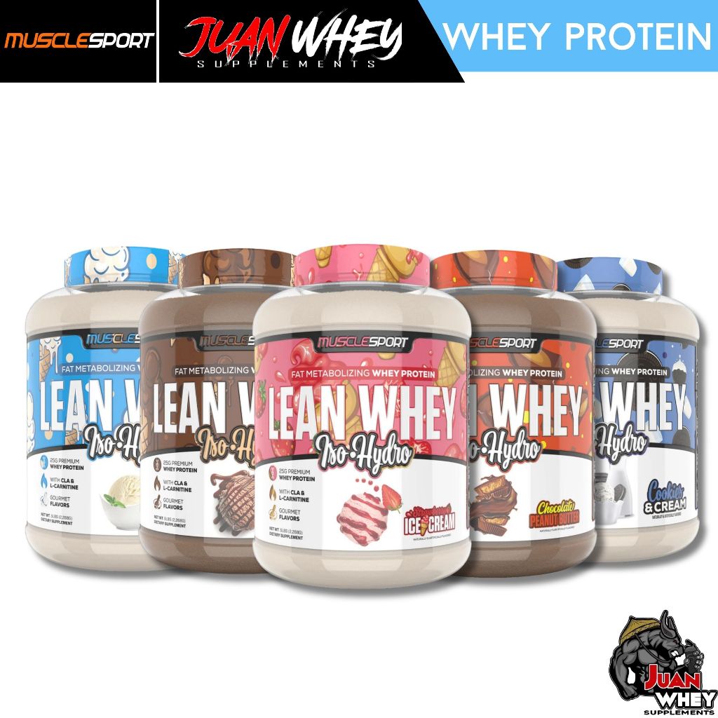 Musclesport Lean Whey Isolate | Iso hydro - Fat Metabolizing Whey ...