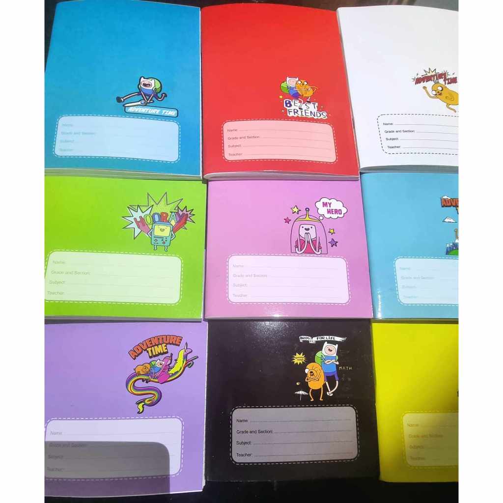 Advance 10pcs Composition NOTEBOOKS I WE BARE BEARS AND ADVENTURE TIME ...