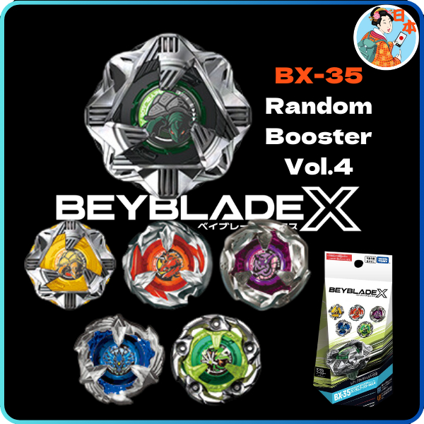BEYBLADE X BX-35 Random Booster Vol.4(No Bankee) | Shopee Philippines