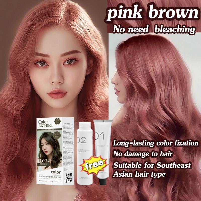 2024 new hot selling Korean hair dye/hair dye 100ml*2 no need to bleach ...
