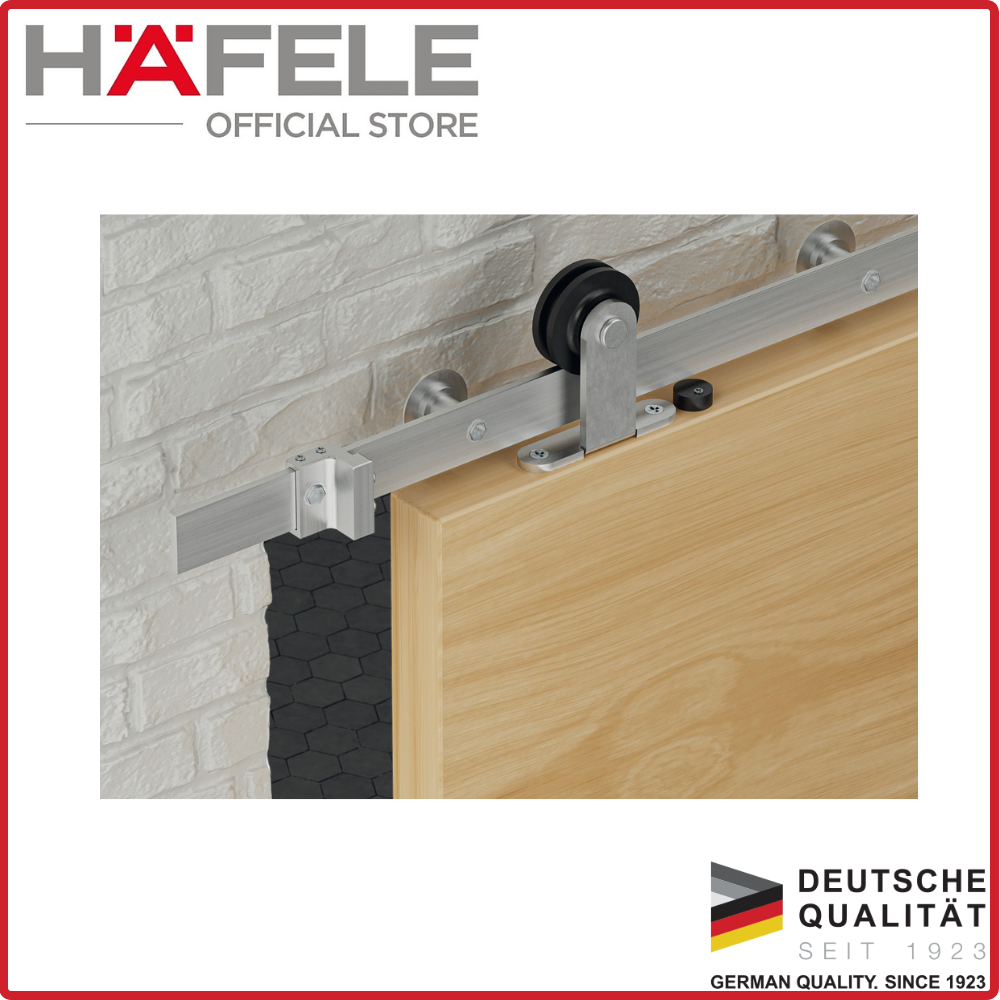 Hafele Flat Track Sliding Door Fitting D-Line42 100R | Shopee Philippines