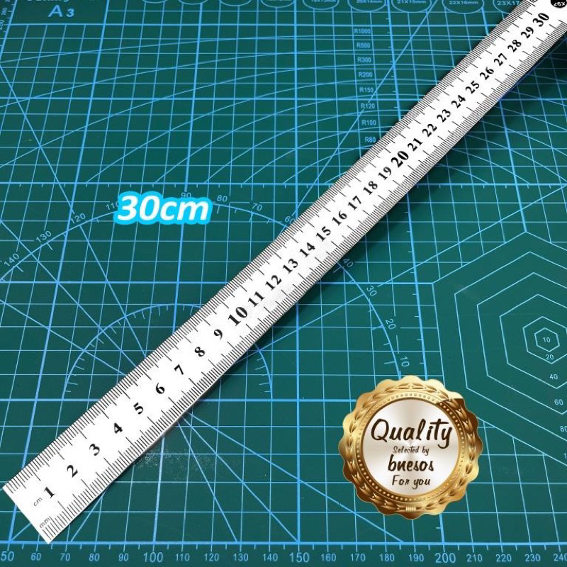 Ruler 12Inches stainless Ruler 30cm Rulers | Shopee Philippines