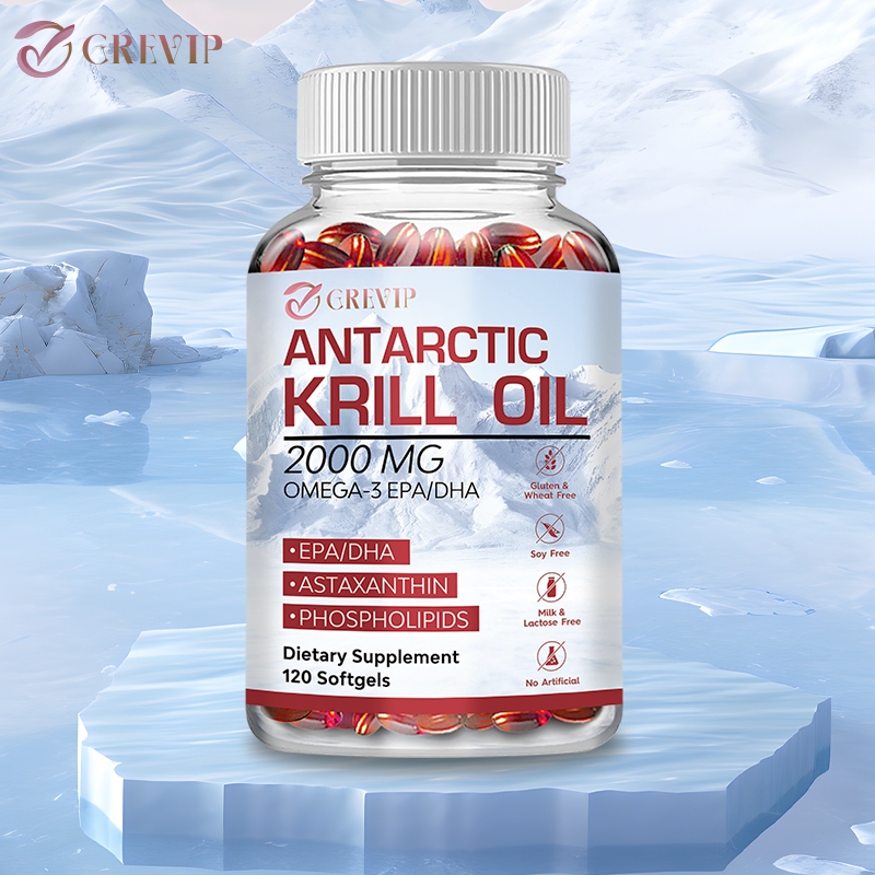 Antarctic Krill Oil - Non-GMO - Skin, Heart, Brain, Joint and Immune ...