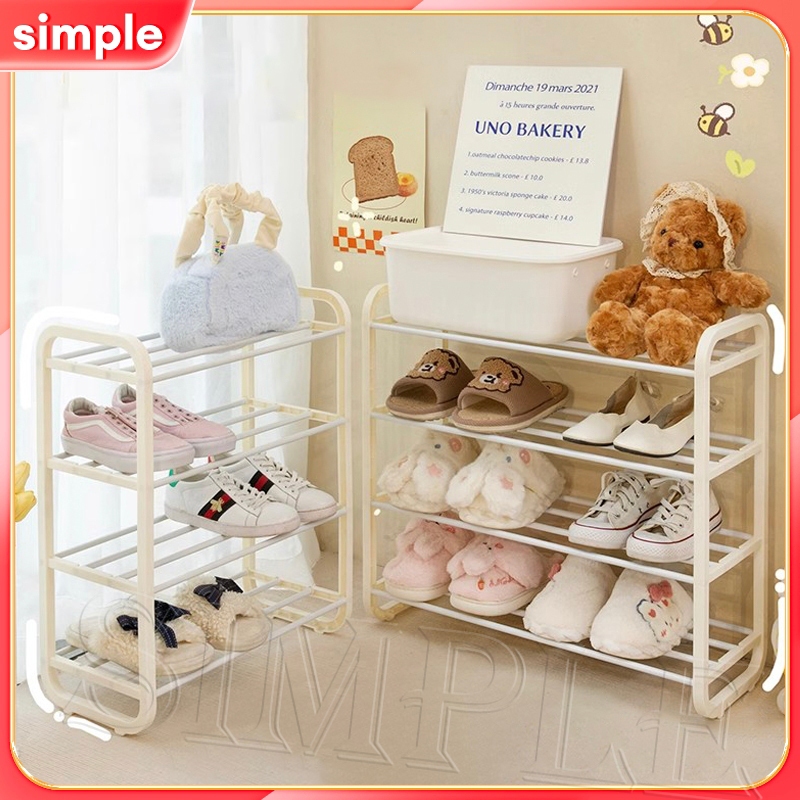 SIMPLE Shoe Rack Organizer Multi-layer Shoe Shelf Stainless Steel ...