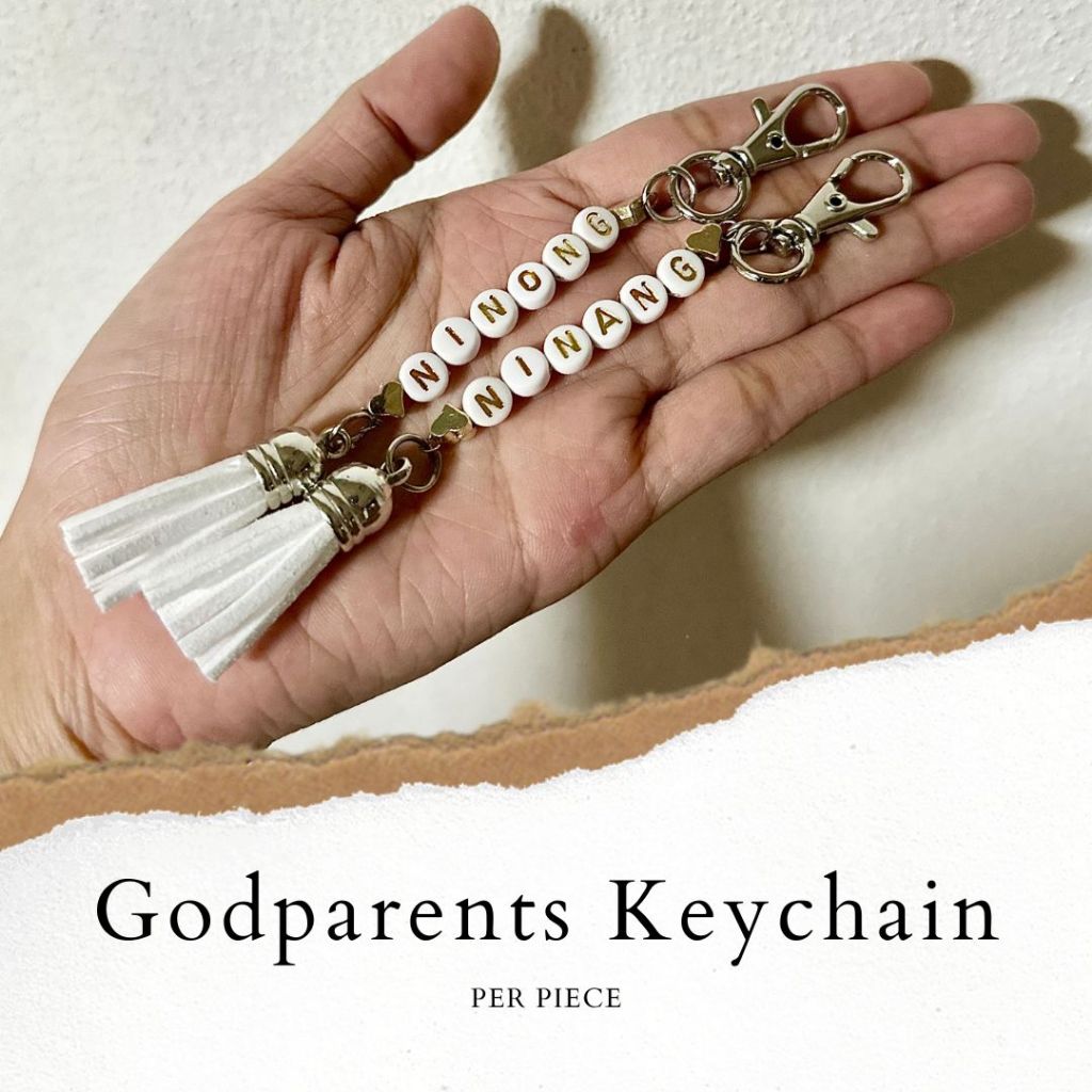 Baptismal Keychain For Godparents (1PC) | Shopee Philippines