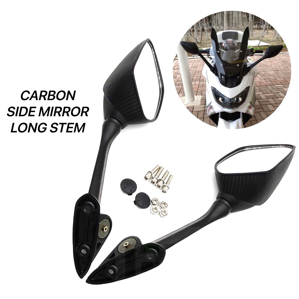 Long and Short SIDE MIRROR STEM FOR MOTORCYCLE COD | Shopee Philippines