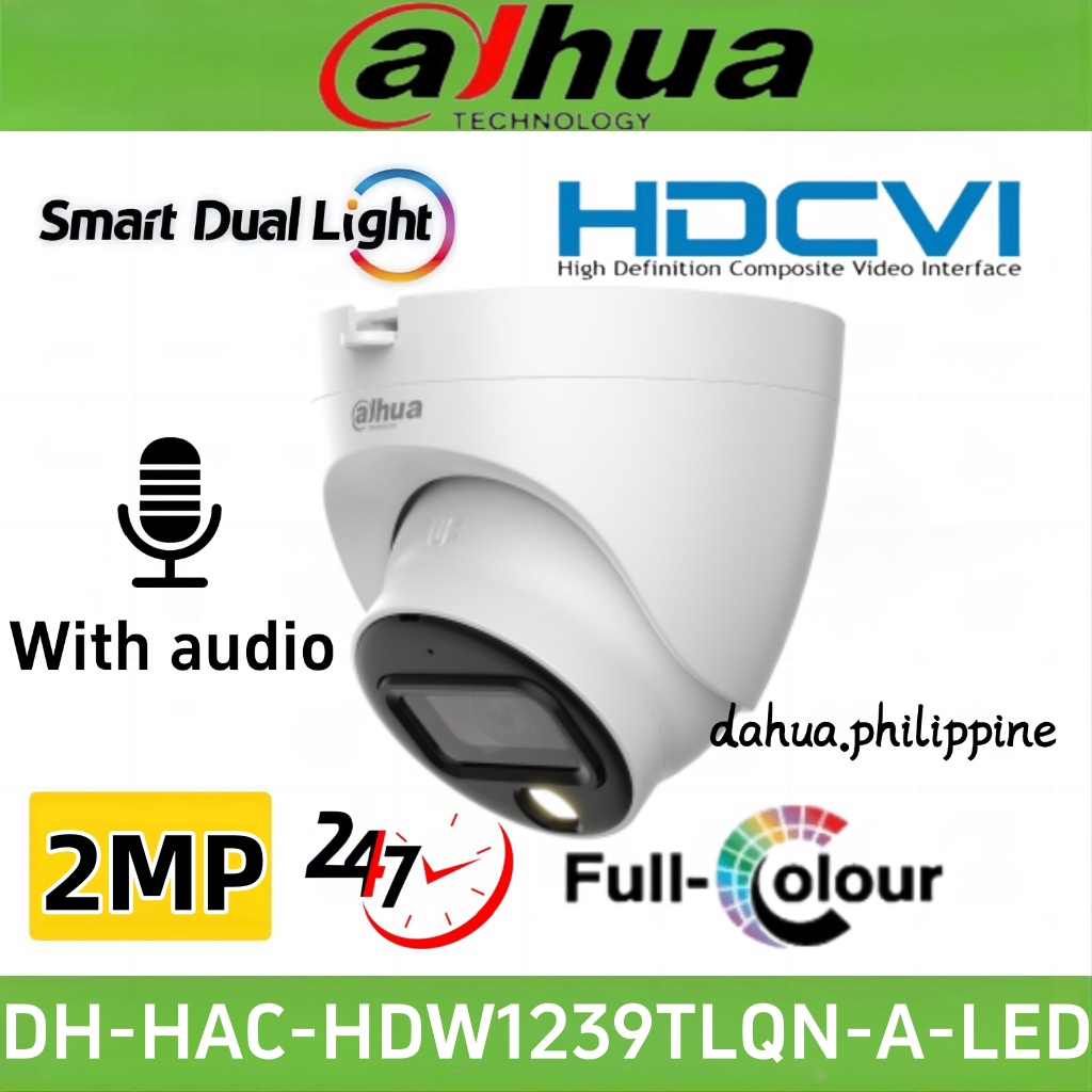 Dahua 2MP HD Full-color Eyeball CCTV Camera Indoor Wired With audio ...