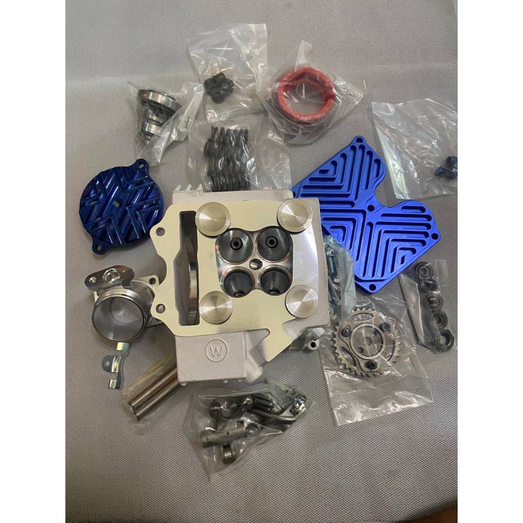 Z-5 WAVE 125 XRM125 RS 125 CNC CYLINDER HEAD 4VALVE SNIPER INTERNALS ...