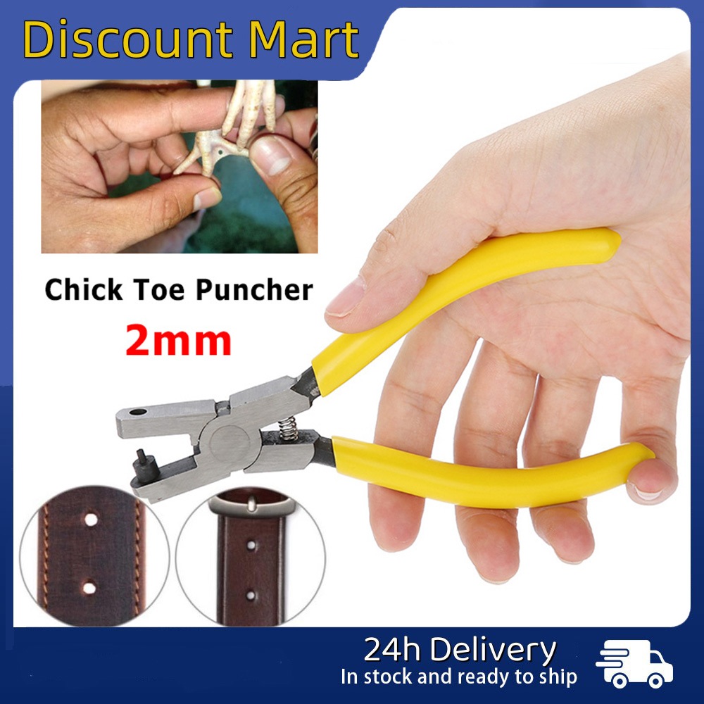 Punching Tool 2mm Game fowl Kit Chicks toe puncher Pliers Round Hole ...