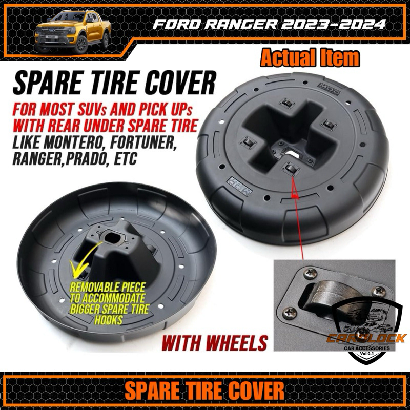 Ford Ranger 2023 - 2025 Spare Tire Cover with Wheels | Shopee Philippines