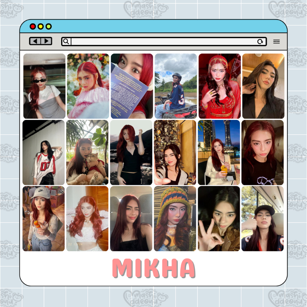 Bini Mikha Unofficial/Fanmade Photocards - Matte Coated (1 pc) pt.2 ...