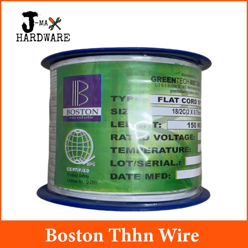 Boston Electrical Wire 150M Flat Cord #16 #18 #22 Thhn Wire For ...