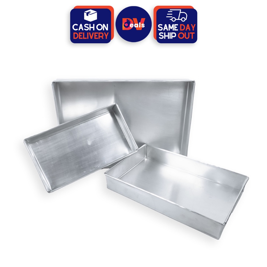 DVDeals RECTANGLE Cake Molder 9, 10, 11, 12, 13, 14" Mold Aluminum ...
