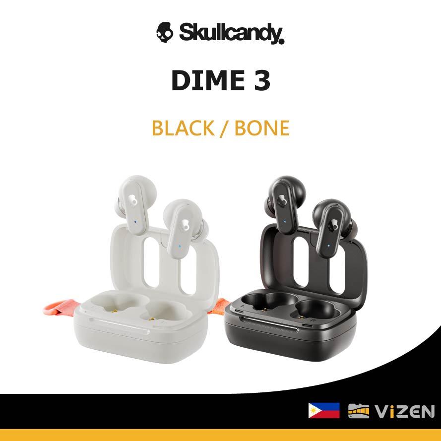 Skullcandy DIME 3 (BLACK / BONE) | Shopee Philippines