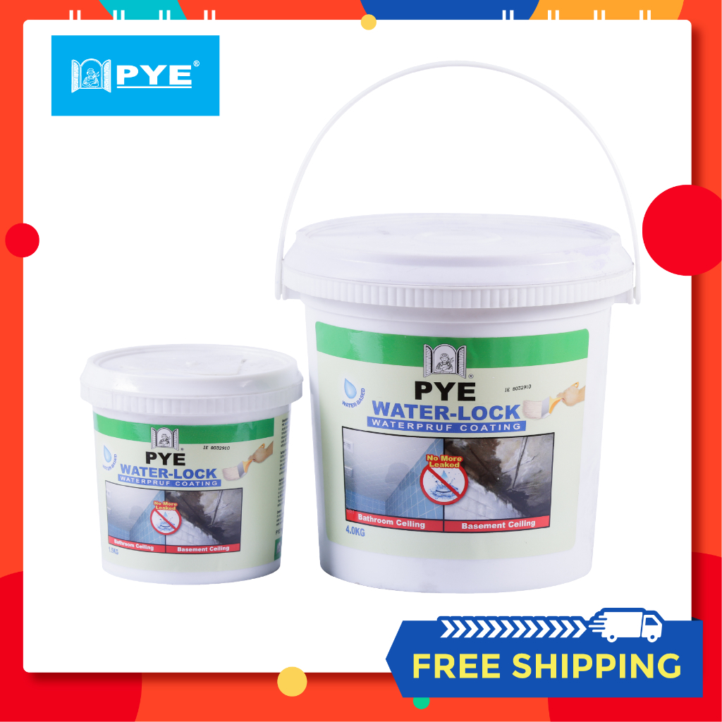 PYE WATER-LOCK Acrylic Based Masonry Waterproofer | Shopee Philippines