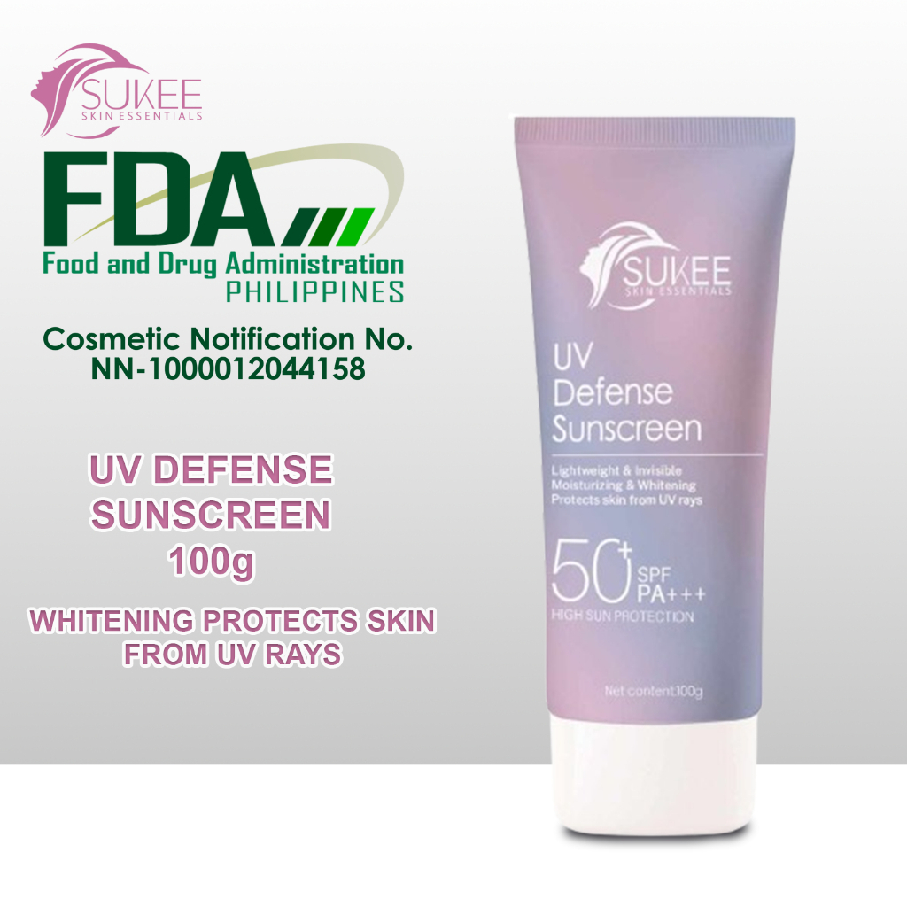 [SUKEE]UV Defense Sunscreen SPF50+ Light Weight Non-greasy 100g ...