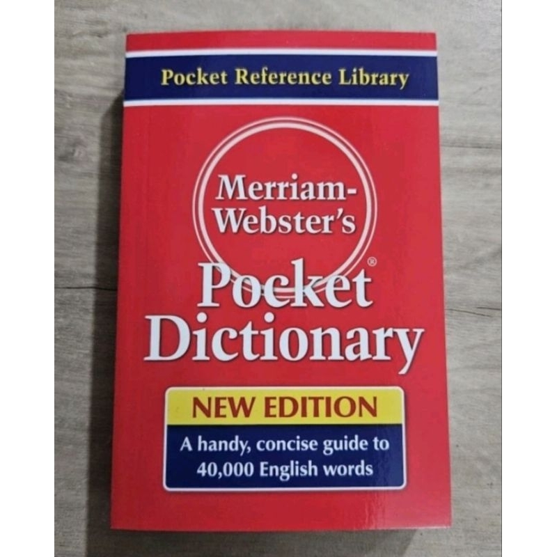 POCKET DICTIONARY/NEW EDITION /A HANDY CONCISE GUIDE TO 40,000 ENGLISH ...