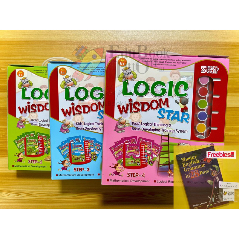 Logic Wisdom Star with FREE GRAMMAR BOOK AND MAGNETIC BOOKMARK | Shopee ...