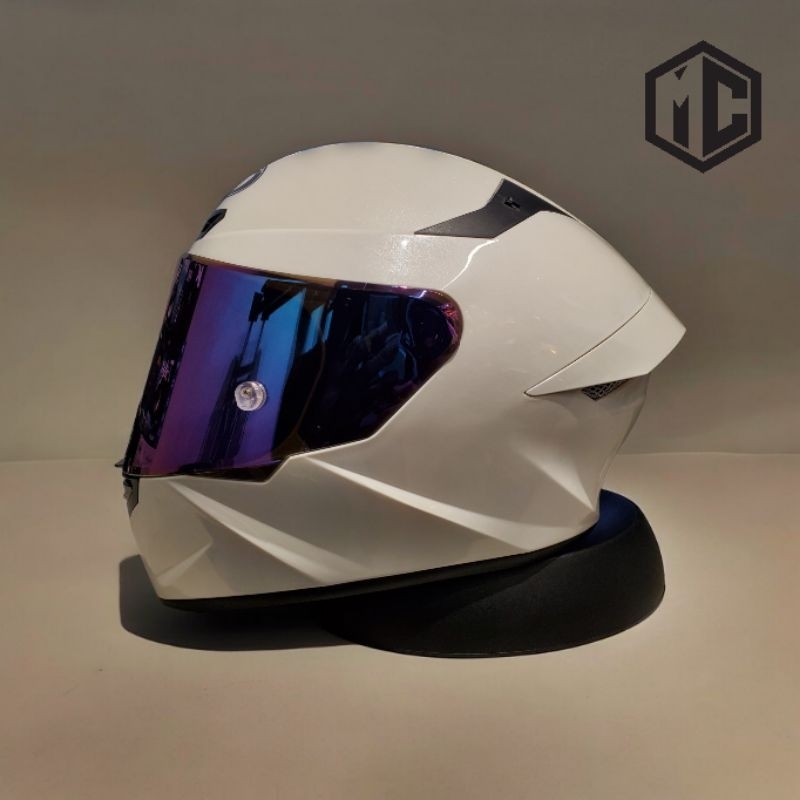 KYT TT COURSE PEARL WHITE | Shopee Philippines