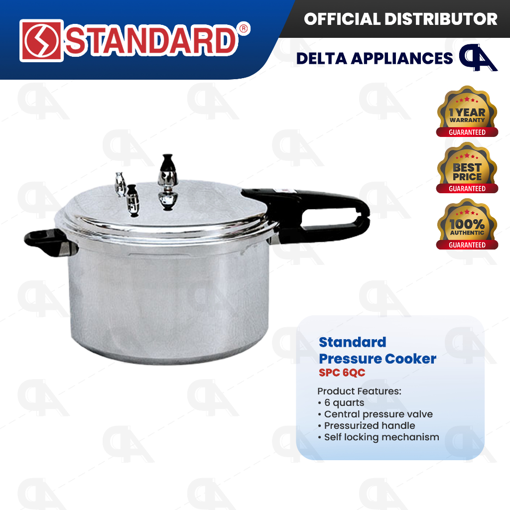 Standard Pressure Cooker Original Polished Aluminum Pressure Cooker 4 ...