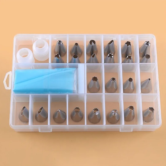 38 PIECES ICING PIPING NOZZLE TOOL SET BOX – CAKE CUPCAKE SUGARCRAFT ...