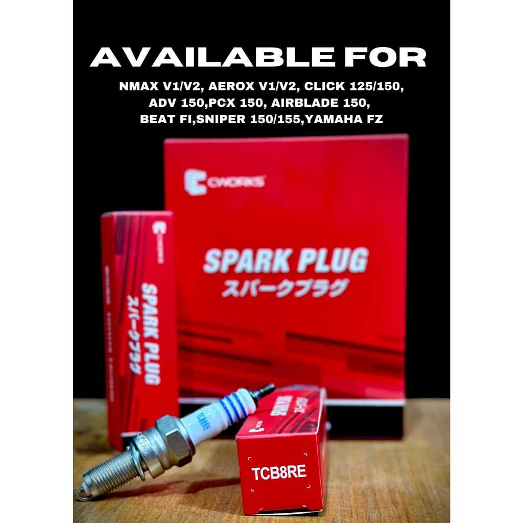 TCB8RE CWORKS TOYOTA TSUSHO MOTORCYCLE SPARK PLUG | Shopee Philippines