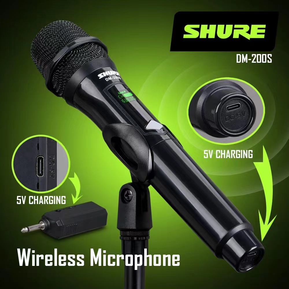gdplus SHORE DM-2000S Professional Wireless Microphone UHF Handheld ...