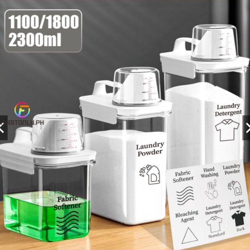 Detergent Container Jar Snacks Box For Liquid Dishwashing Powder Sealed ...