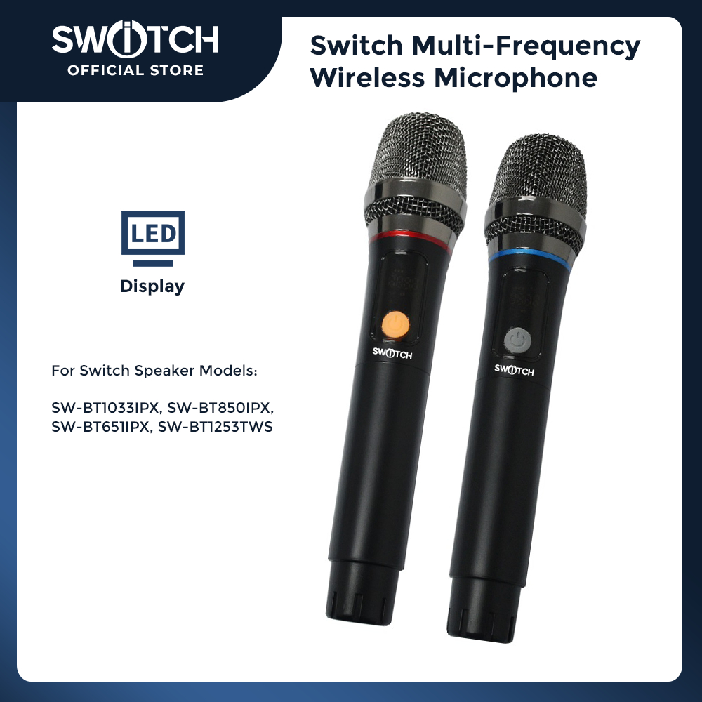 Switch Multi-Frequency Wireless Microphone for Switch Speakers | Shopee ...