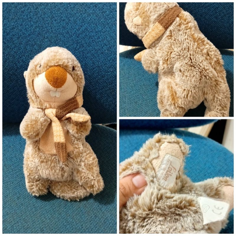 32cm loisoin super fluffy furry beaver stuffedtoys | Shopee Philippines