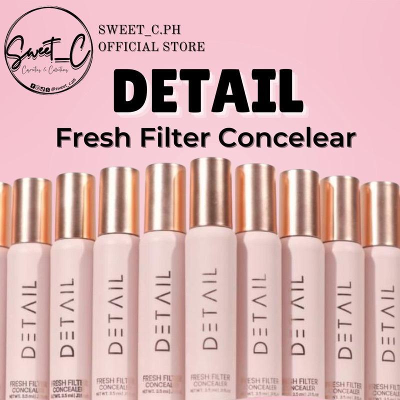 Detail Cosmetics Fresh Filter Concealer | Shopee Philippines