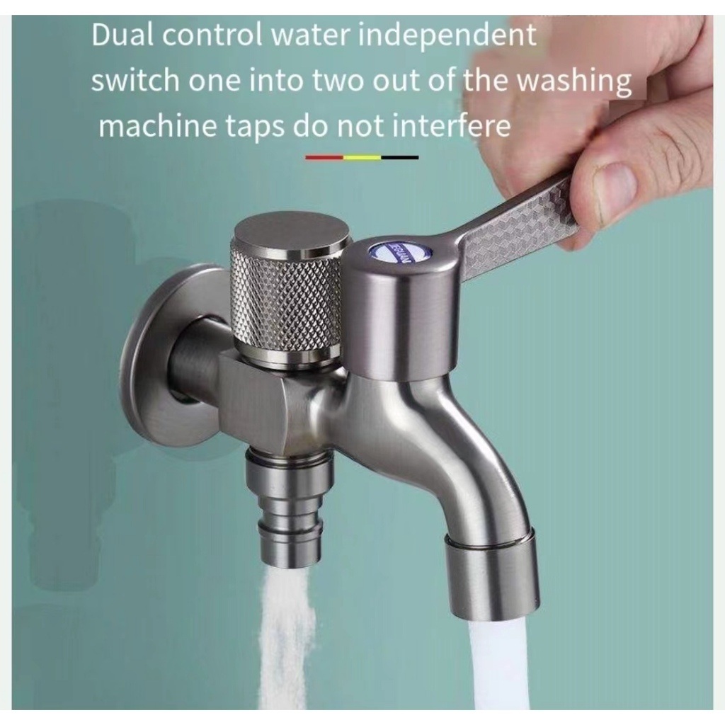 Best Two Way Faucet 304 Stainless Steel Dual Function Tap Faucet ...