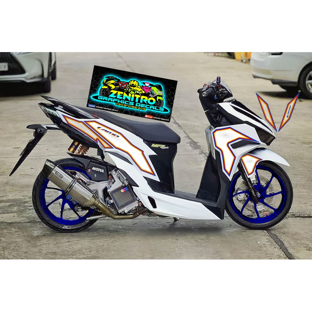 CLICK V3 TITANIUM DECALS (ZENITRO GRAPHICS DECALS) | Shopee Philippines