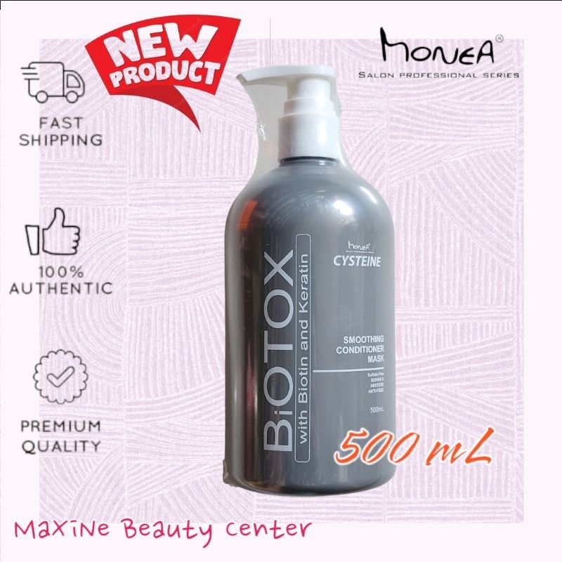 MONEA cystein BiOTOX with biotin & keratin smoothing conditioner mask ...