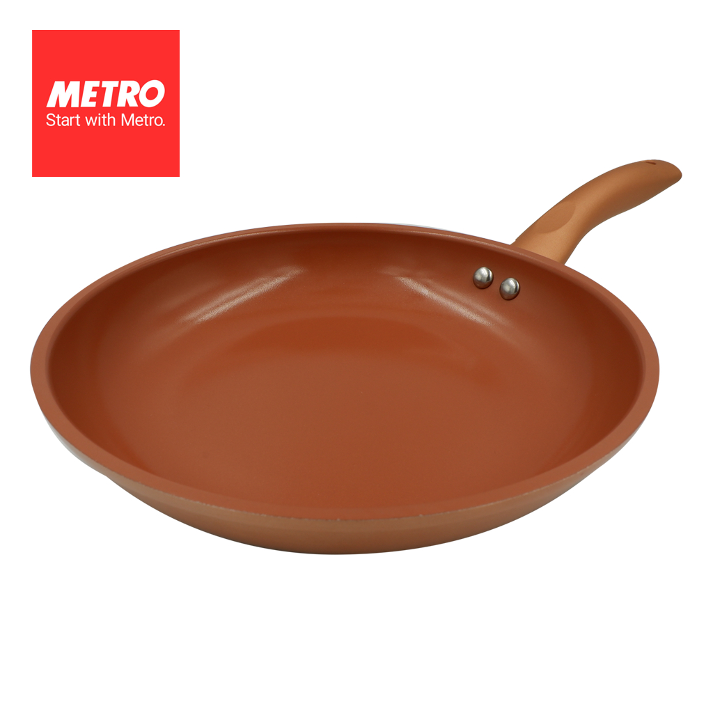 Metro Cookwares Rolled Pressed Fry Pan 24cm Aluminum MFP 7818A / CO MFP ...