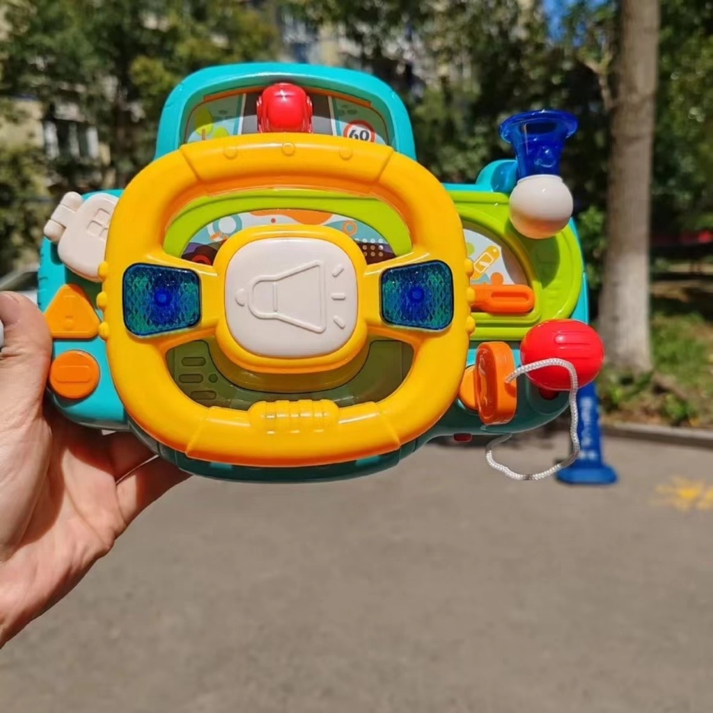 Steering Wheel Driving Toys for Toddler Boys Girls, Interactive ...