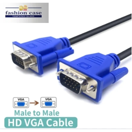 VGA To VGA Cable Adapter For Computer Monitor TV LCD Monitor Projector ...