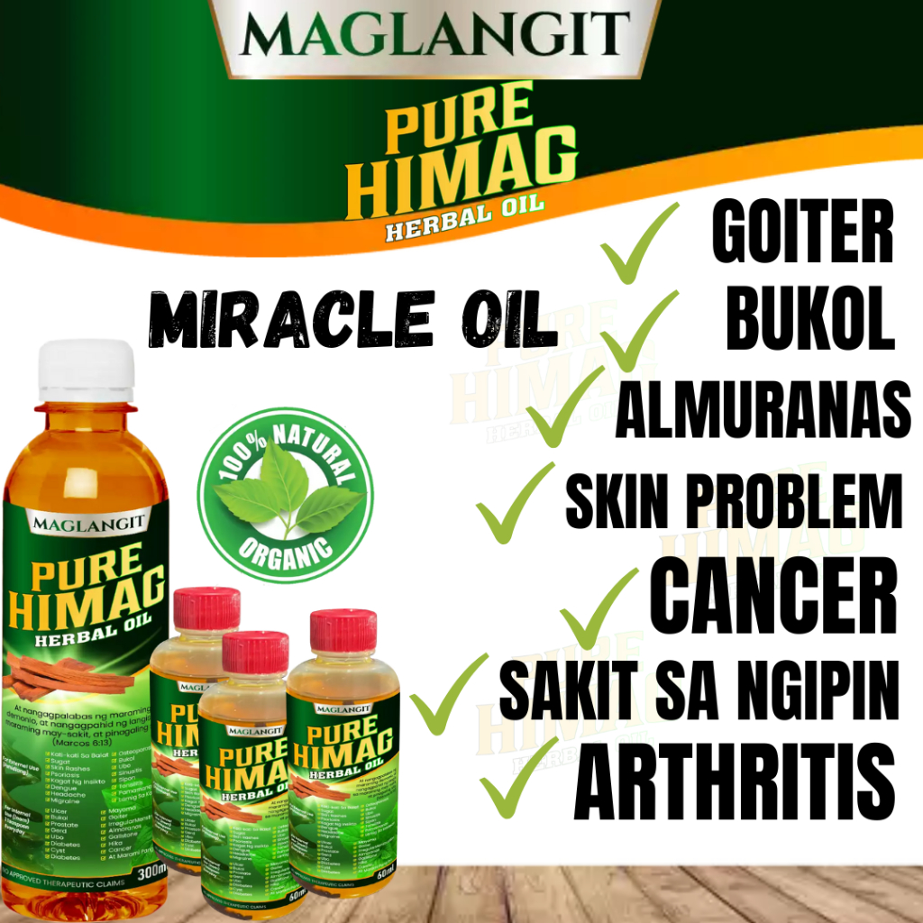 Bisayang Manggagamot Himag Oil Original Herbal from Mindanao Organic ...