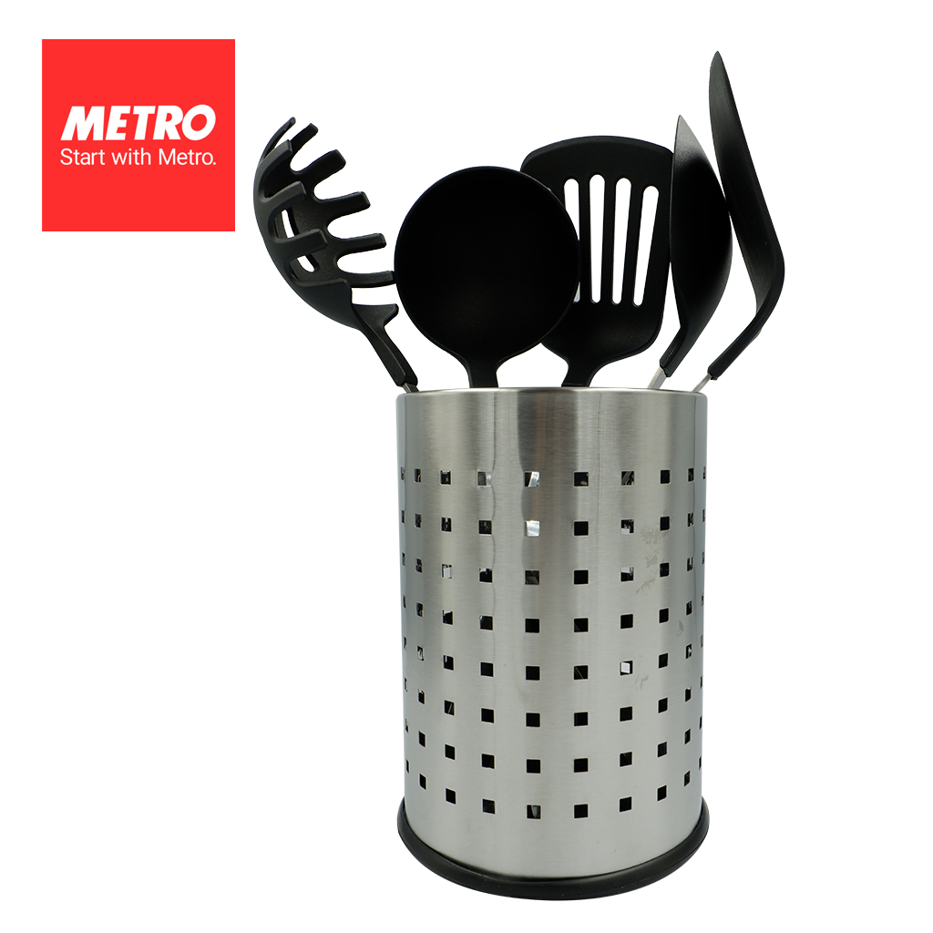 Set of 5pcs Metro Cookwares Kitchen Tool Set Nylon with Stainless ...