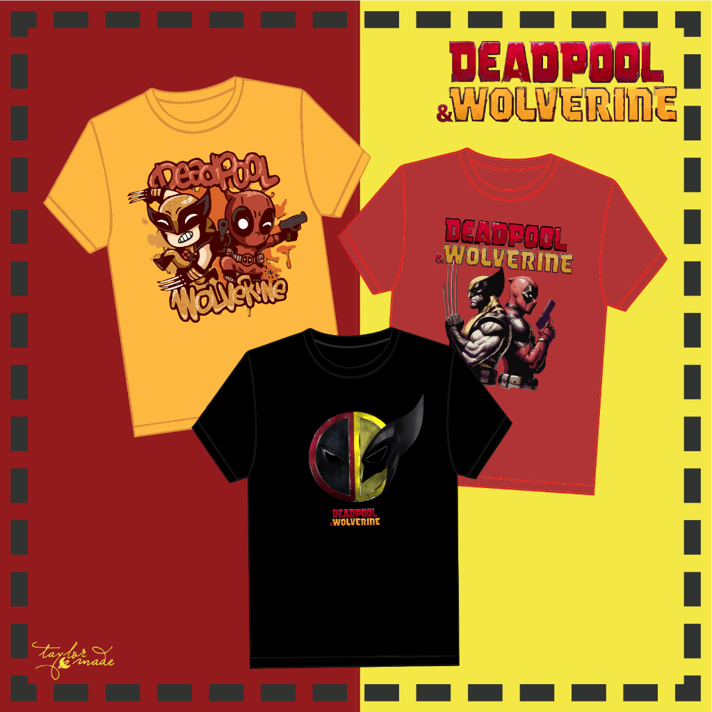 Deadpool x Wolverine Collection - Sublimation/DTF Tshirt | Shopee ...