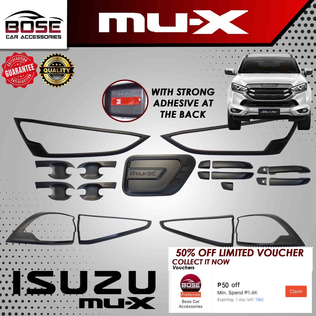 Isuzu MU-X MUX LS LS-A 4x4 / LS 4x2 / RZ4E 4x2 Garnish Set 2021 ...