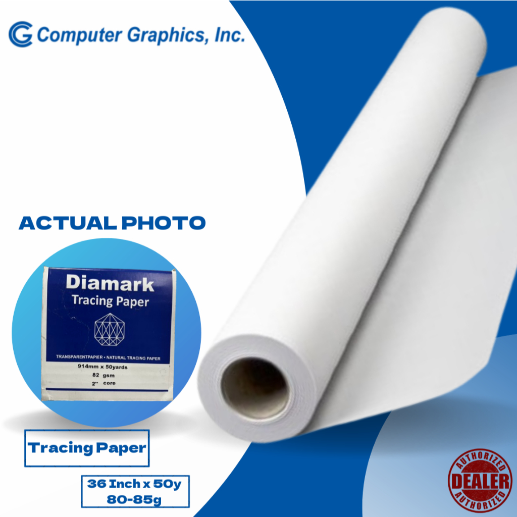 Tracing Paper 36 Inch x 50y 80-85g Architectural Engineering Design ...