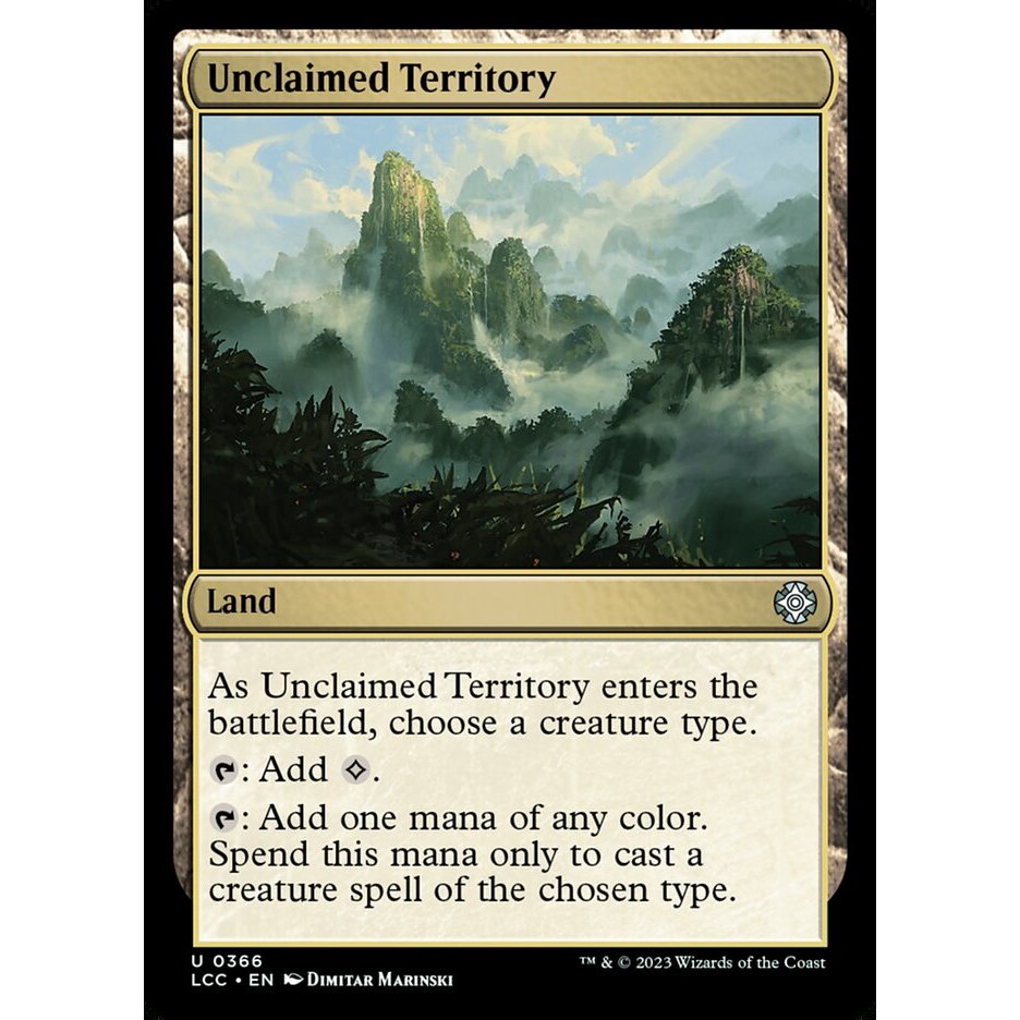 MTG Singles: Unclaimed Territory NM Land LCC Lost Caverns of Ixalan ...