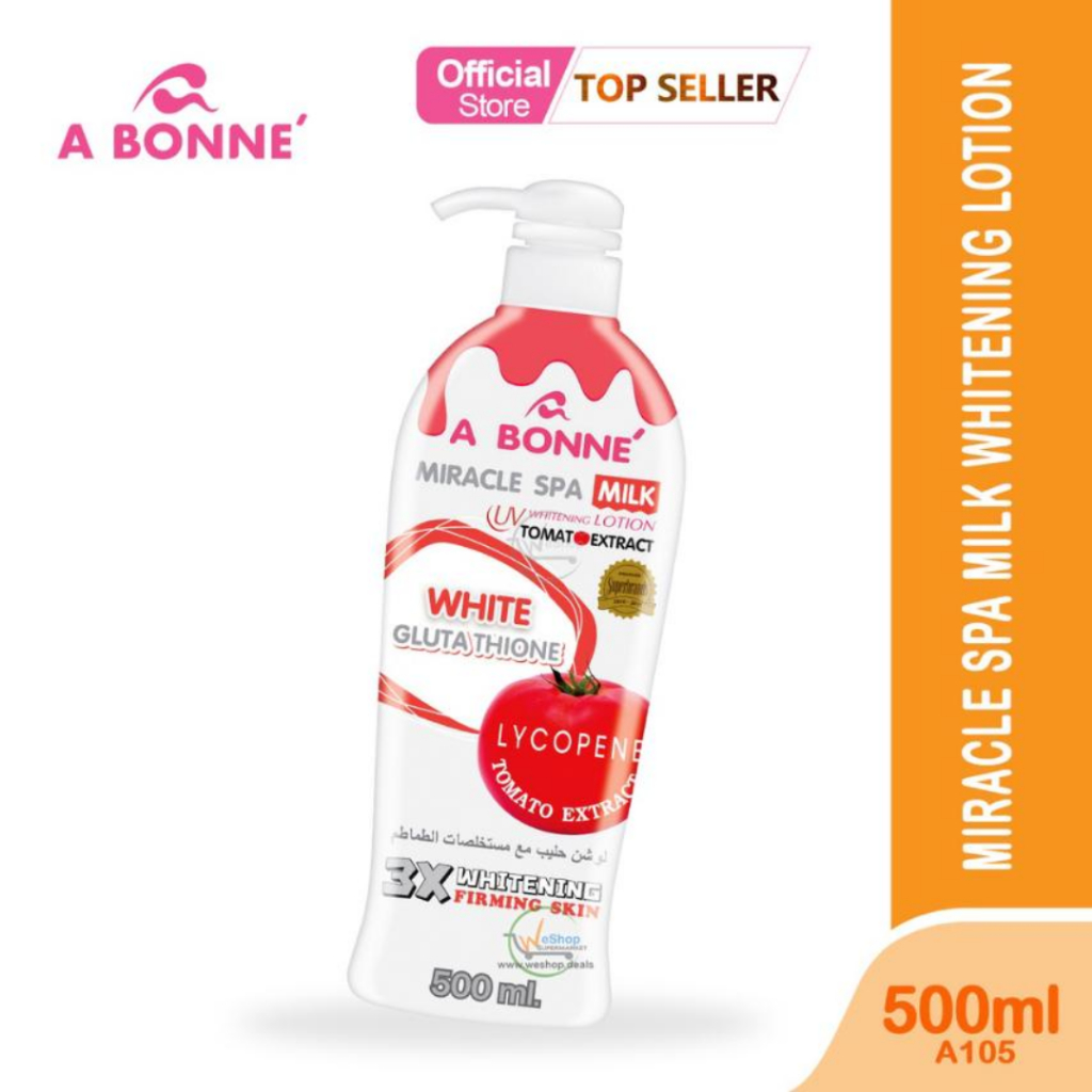 A BONNE LOTION WHITENING ORIGINAL (500ML) MILK COLLAGEN TOMATO GLUTA ...