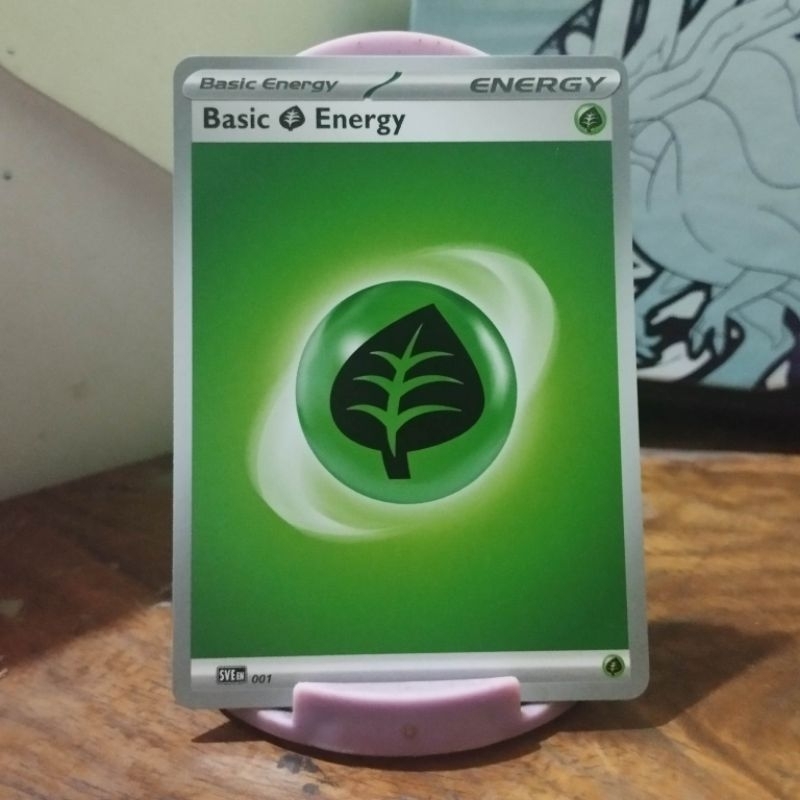 Basic Grass Energy - 001 - Scarlet and Violet Pokémon TCG | Shopee ...
